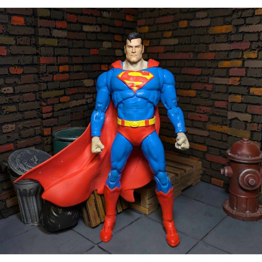 Alex Ross Superman head sculpt for McFarlane 1:10 (Please read the ...
