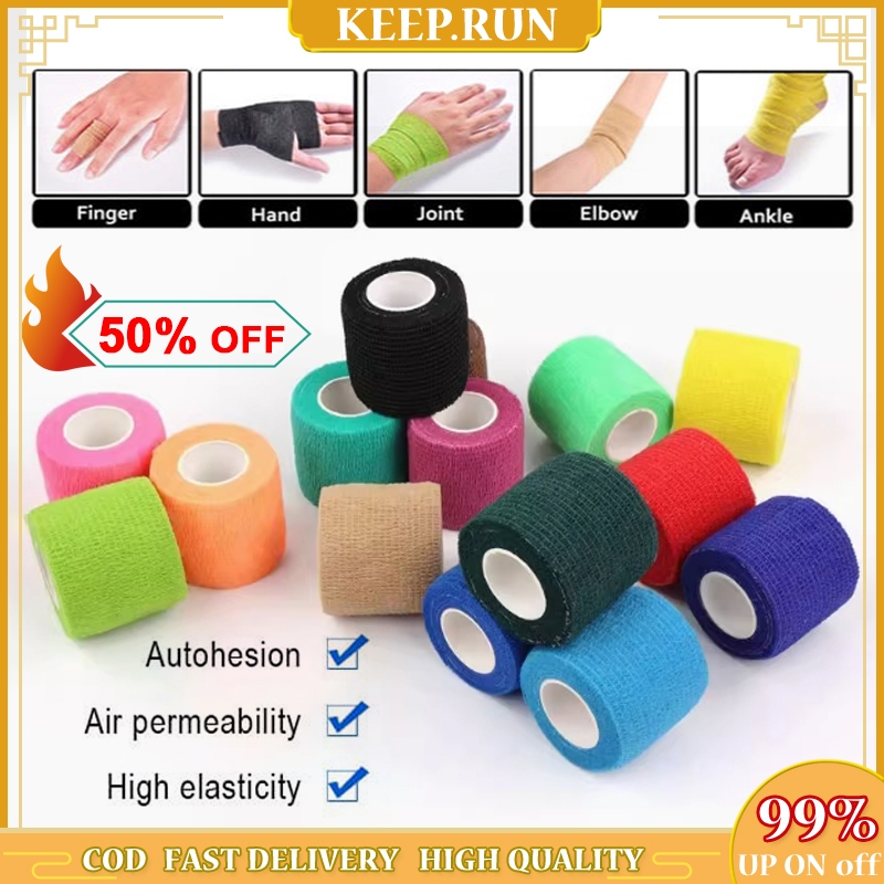 Bandage Wrap Self Adhesive Elastic Sport First Aid Medical First Aid ...
