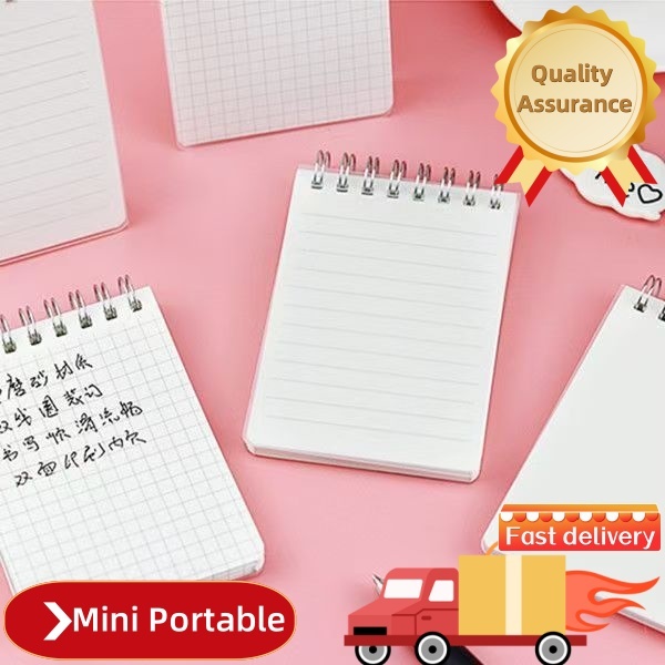 Portable A7 Mini Notebook 80Sheets Notepad Blank/Lines/Dot/Grid PP ...