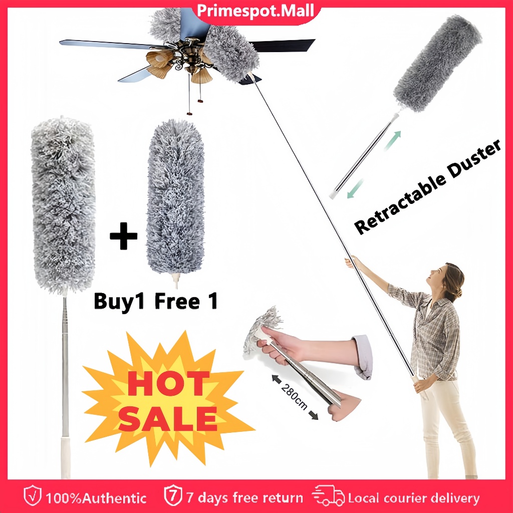 2.8m Microfiber Duster Extra Long Wet or Dry Duster Duster Cleaner ...