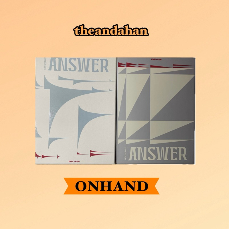 ENYPEN DIMENSION: ANSWER ALBUM [UNSEALED] | Shopee Philippines
