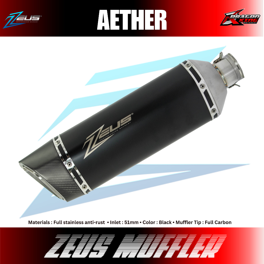 ZEUS AETHER PERFORMANCE EXHAUST | Shopee Philippines