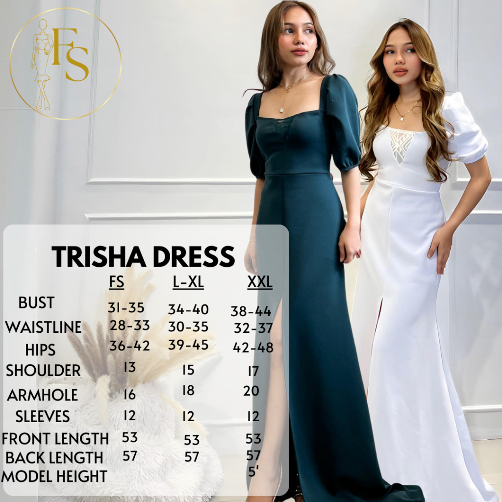 TRISHA NEOPRENE DRESS FOR ENTROURAGE, JS PROM, LONG DRESS FIT SMALL TO ...