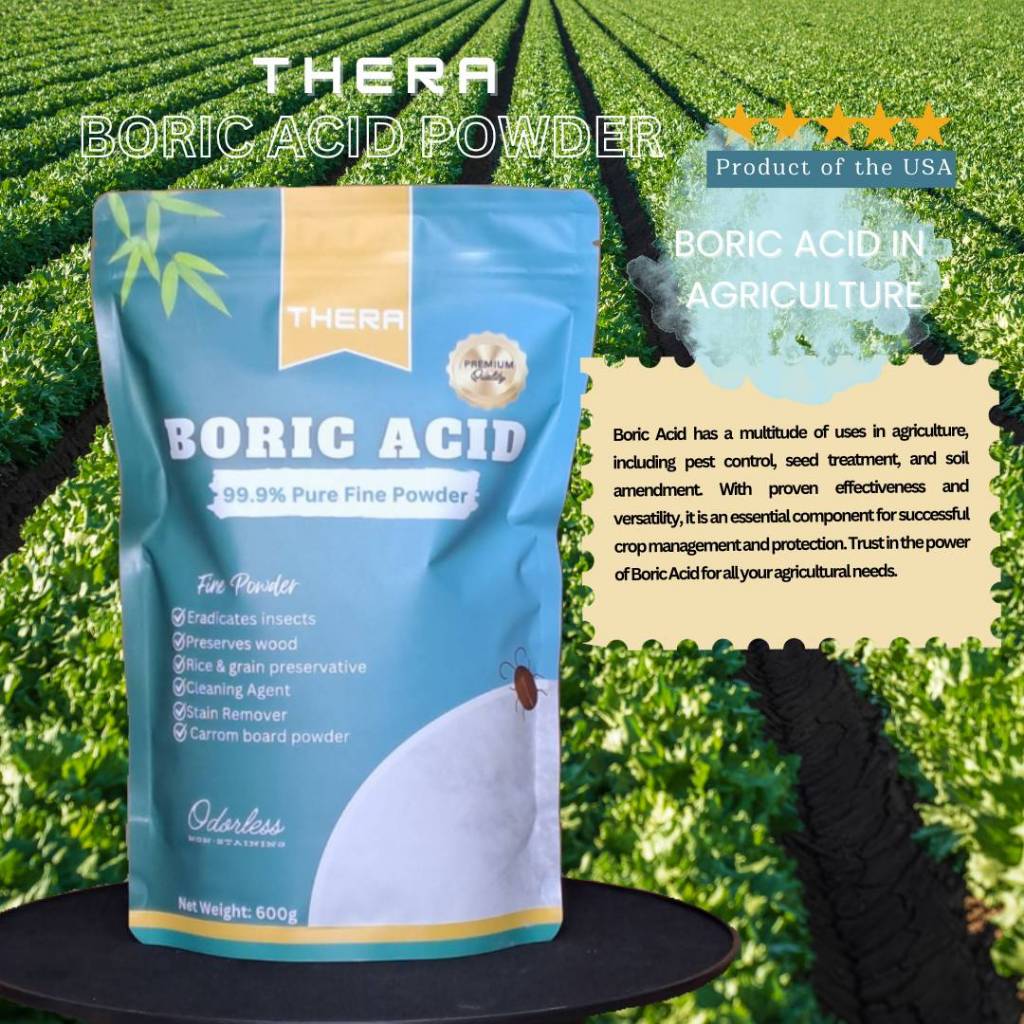 THERA Boric Acid Powder for Pest Control Cockroach Ants Termites and ...
