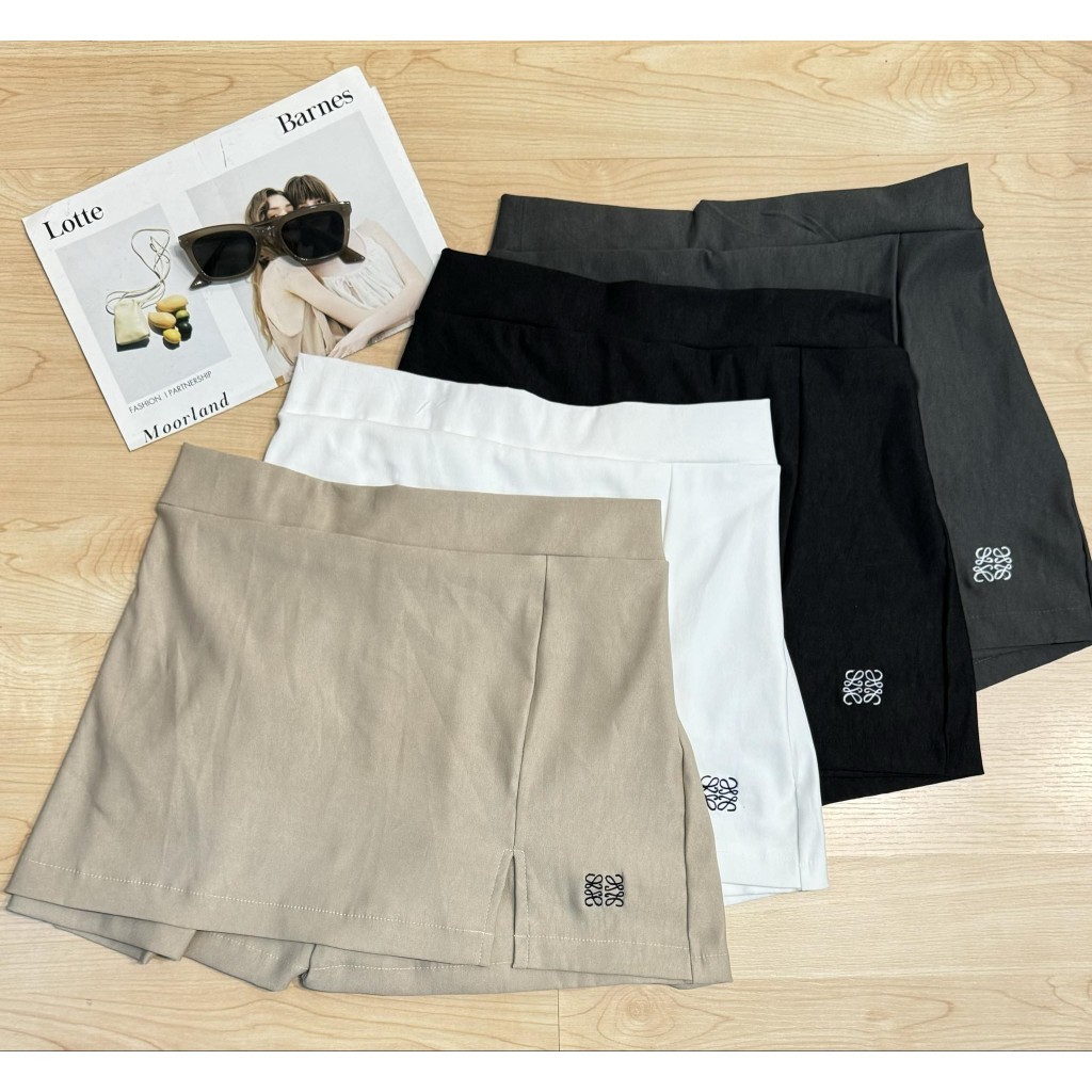 Tagless.ph | ROMINA | Highwaist Plain| CHeckered Palda Shorts|Skort for ...