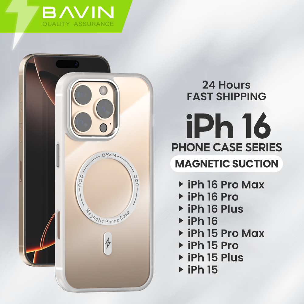 BAVIN Magnetic Suction Case Phone Cover Magnetic for iPh 16 /16 Plus ...