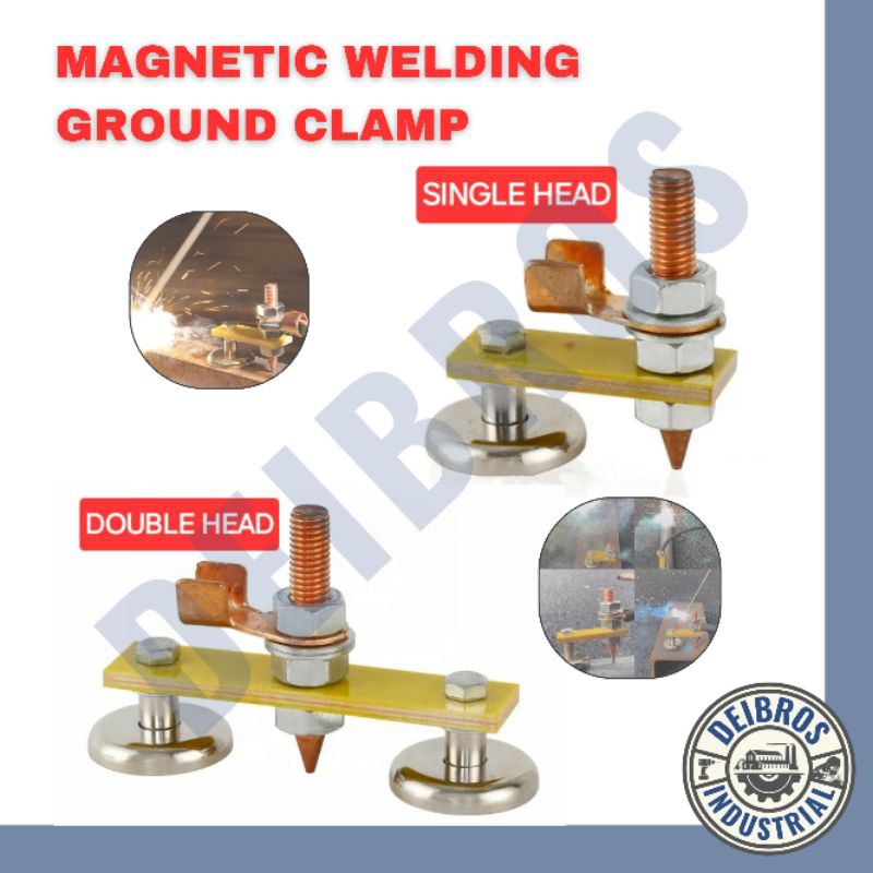 Welding Ground Magnet Clamp - Single & Double Head | Shopee Philippines
