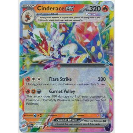 stellar crown CINDERACE EX pokemon trading cards | Shopee Philippines