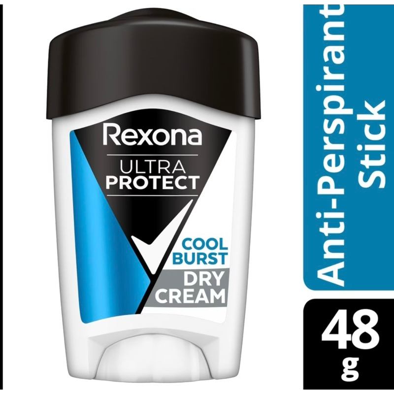 REXONA Men Ultra Protect Dry Cream Cool Burst 48g | Shopee Philippines