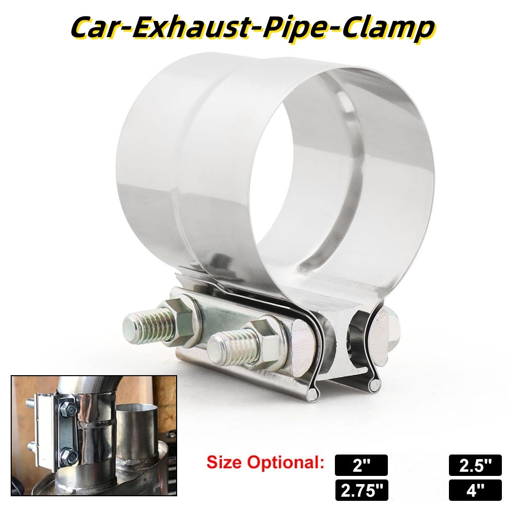 2.0/2.5 Inch Steel Exhaust Pipe Sleeve Butt Joint Exhaust OD Pipe ...