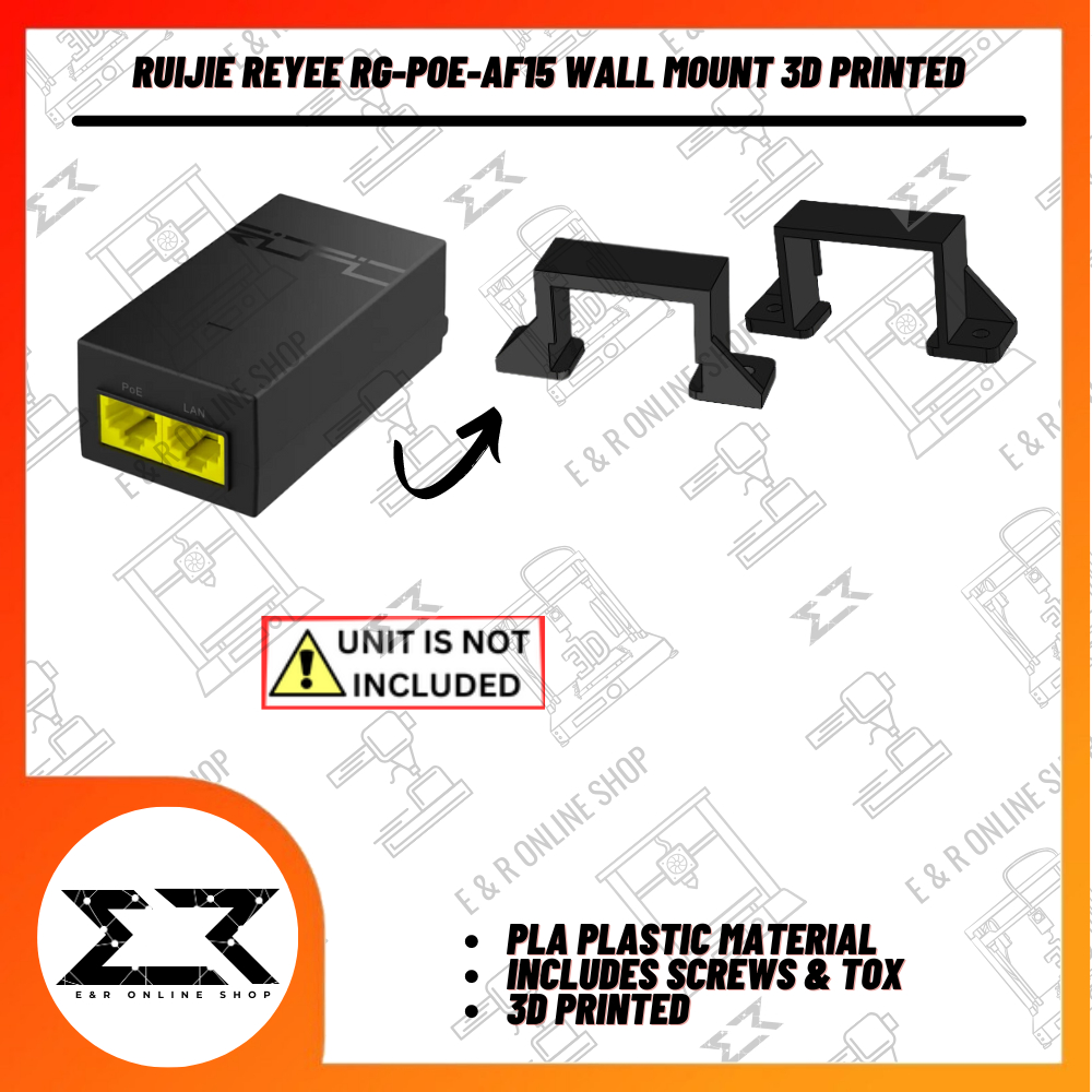 RUIJIE REYEE RG-POE-AF15 Wall Mount 3D Printed | Shopee Philippines