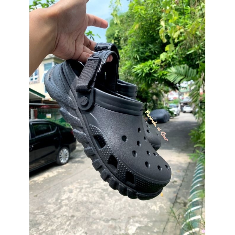 Original Crocs Duet Max ll Clog - Black | Shopee Philippines