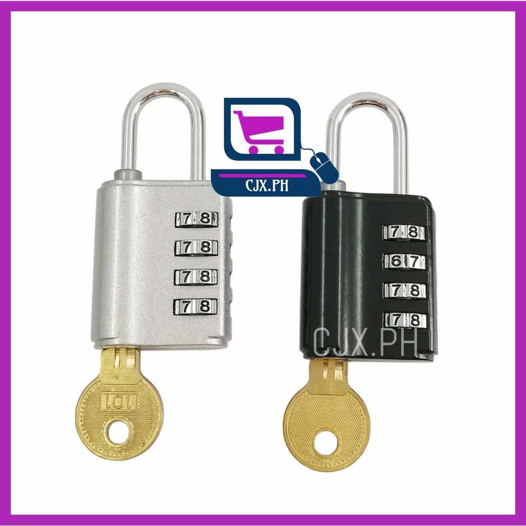 CJX.PH RRR Safety Security Padlock With Key Combination Lock Combo Lock ...