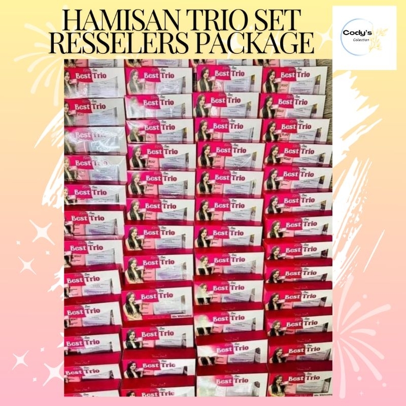 Hami-san Trio set Resellers package 10pcs with box and freebies by ...