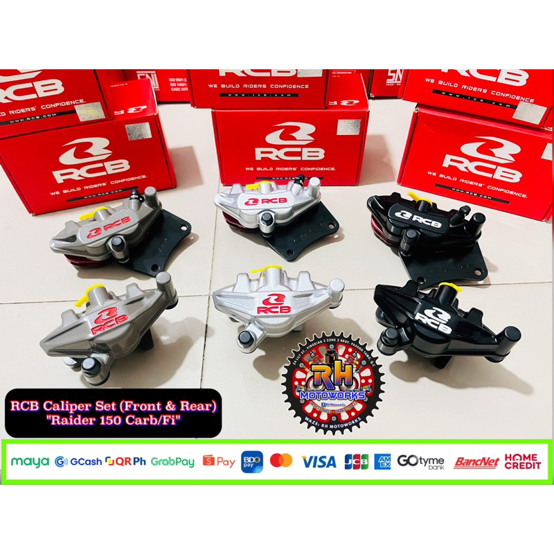 Raider 150 Carb/ Fi RCB Caliper Set (SOLD AS SET) 100% RCB AUTHORIZED ...