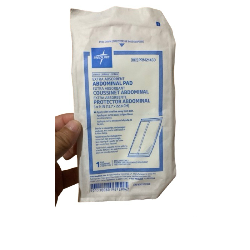 Medline Abdominal Pad(5x9 inch) | Shopee Philippines