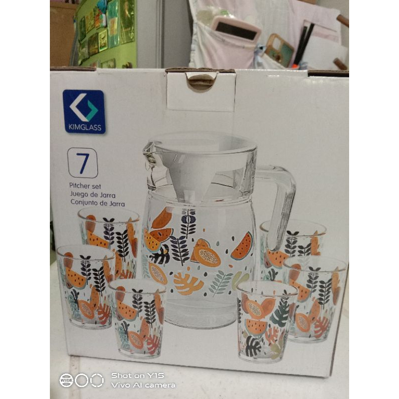 Pitcher Set (1 Pitcher and 6 Glasses) | Shopee Philippines
