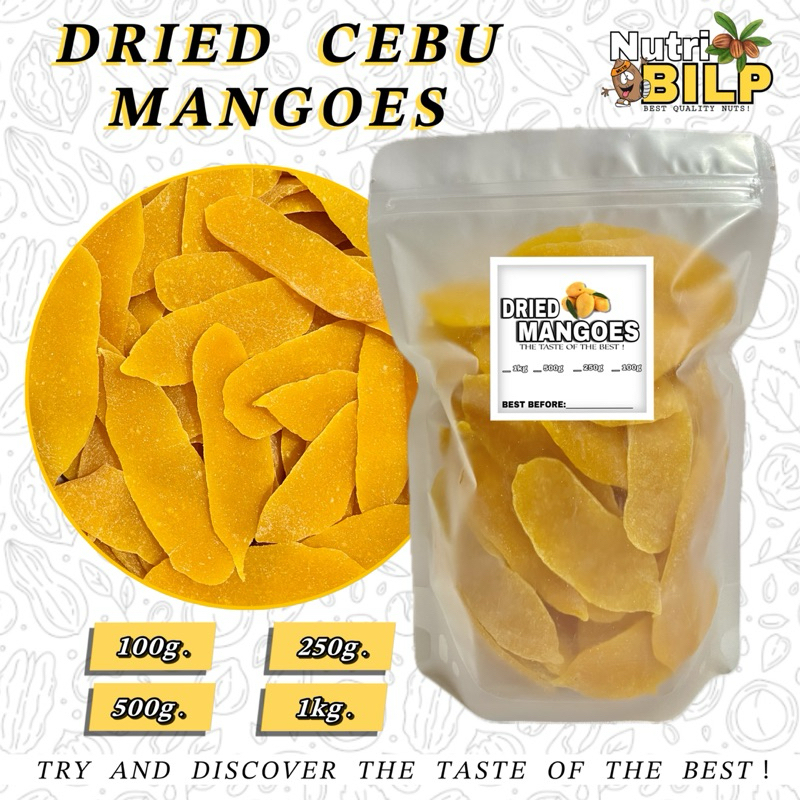 Cebu Dried Mango Sliced fruit Snacks | Shopee Philippines