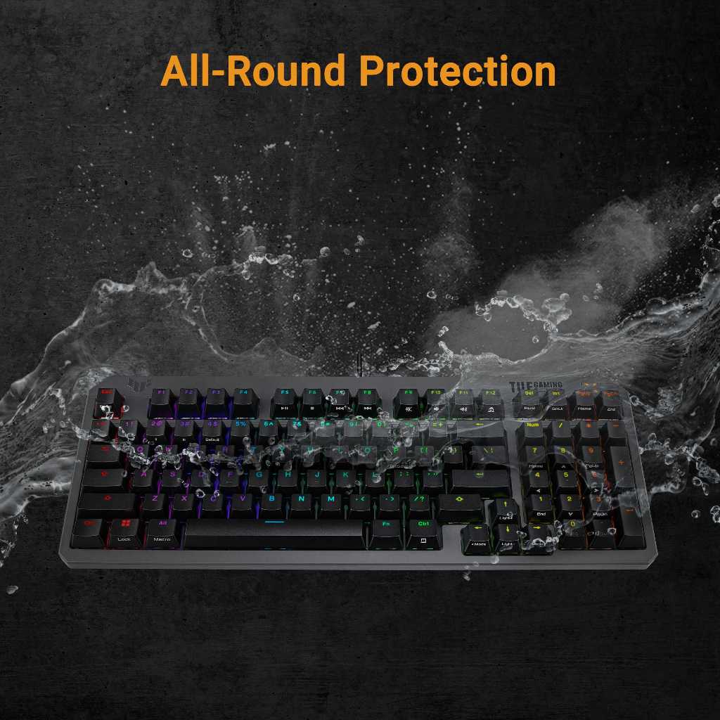 Asus TUF K3 Gen II RA07 97-Key Layout Optical-Mechanical RGB Switch ...
