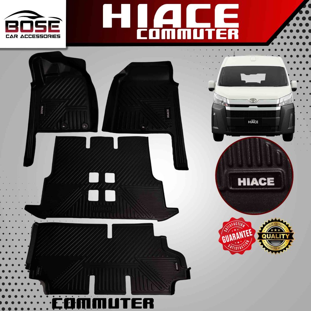 TPE Deep Dish Matting Toyota Hiace Commuter / GL Delux Grandia Tourer ...