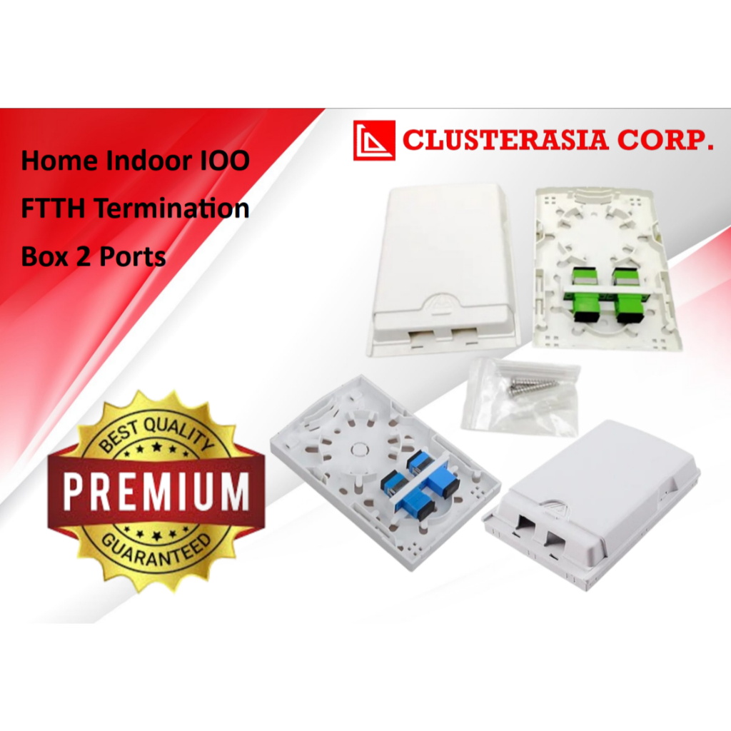 Home Indoor IOO FTTH Termination Box 2 ports | Shopee Philippines