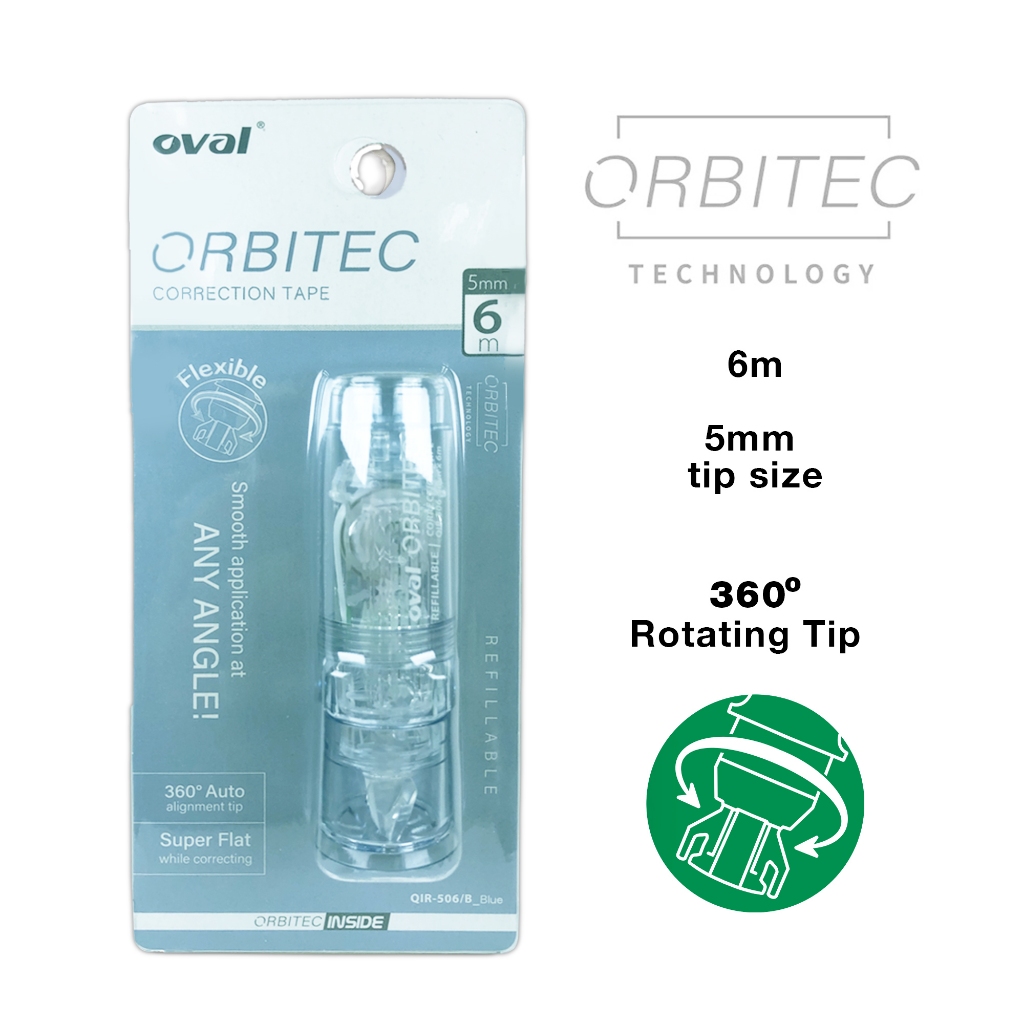 OVAL Orbitec Correction Tape QIR-506/B | Shopee Philippines