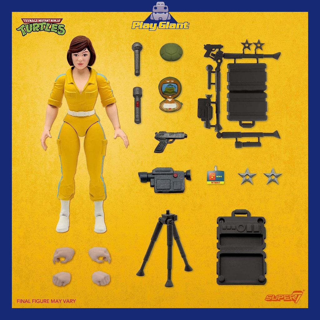 Super7 Teenage Mutant Ninja Turtles TMNT Ultimates April O'Neil 7-Inch ...