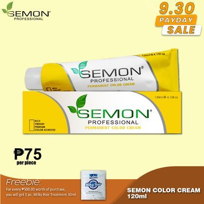 Semon Color Cream Platinum Ash Color Collection 120ml | Shopee Philippines