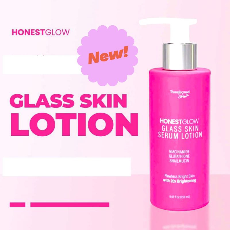 New Honest Glow Glass Skin Serum Lotion spf50++ 20x Brightening Body ...