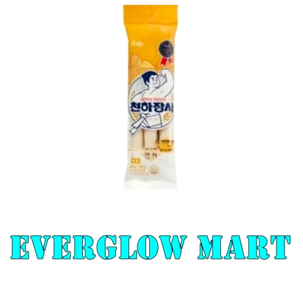 JINJU CHEONHAJANGSA SAUSAGE CHEESE 84G (READY TO EAT SAUSAGE) EVERGLOW ...