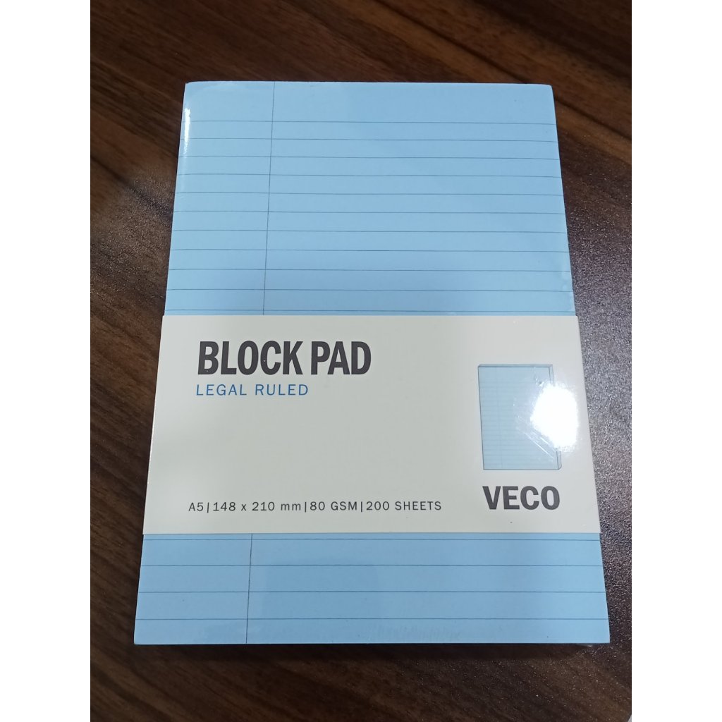 * WHOLESALE ONLY * Veco Paper Block Pad Legal Ruled 200 sheets (1pc ...