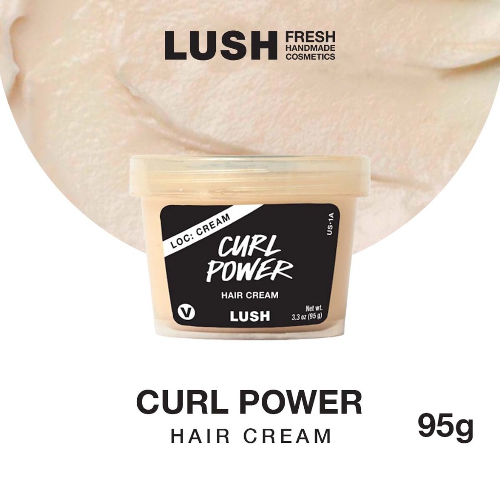 LUSH Curl Power Hair Styling Cream (Nourishing) (Moisturizing) | Shopee ...