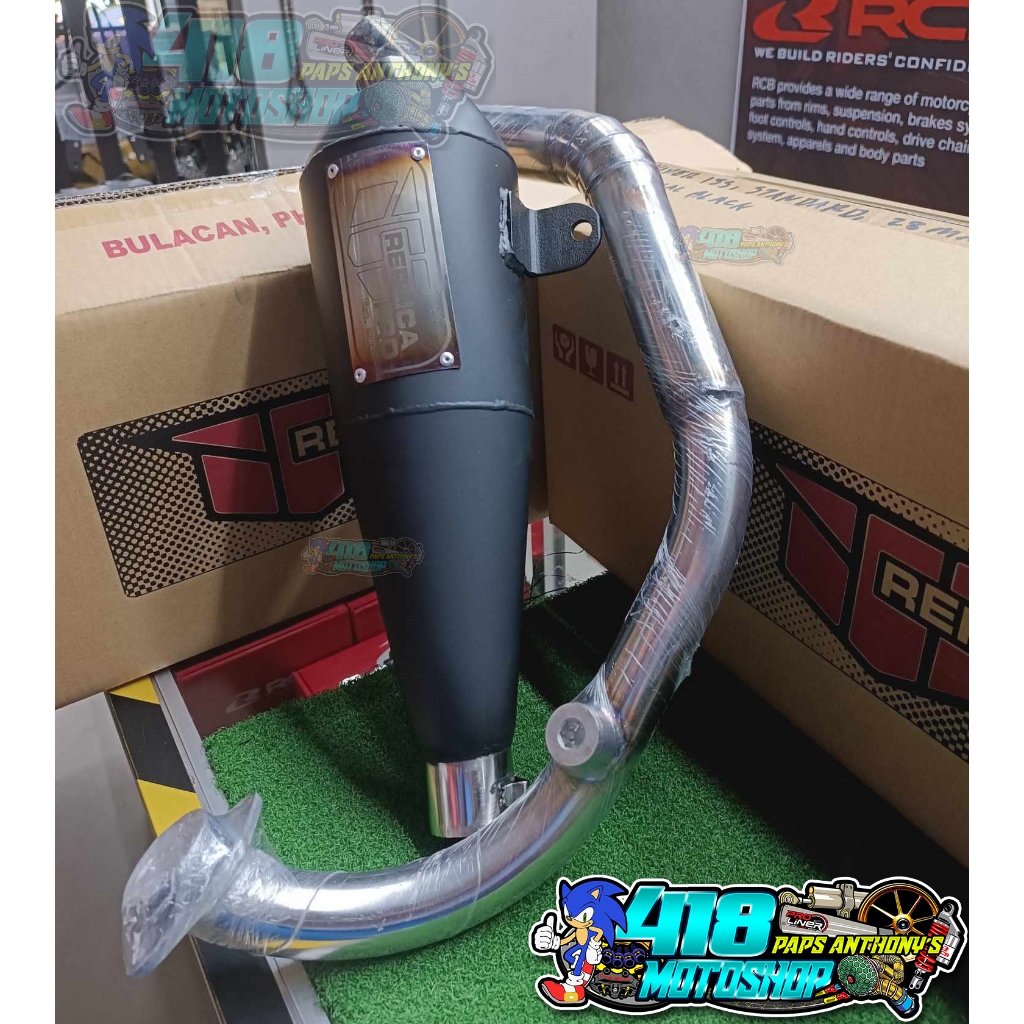 Replica Pro Pipe (GP Type/Race) Sniper155/Sniper150 (30mm Elbow) w/bung ...