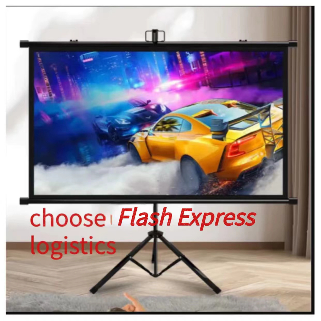 X-DEAL Projector Screen Wall-mounted, with Tripod Stand Portable ...