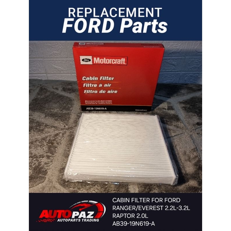 (AB39-19N619-A) CABIN FILTER FOR RANGER/EVEREST 2.2L-3.2L /RAPTOR 2.0L ...