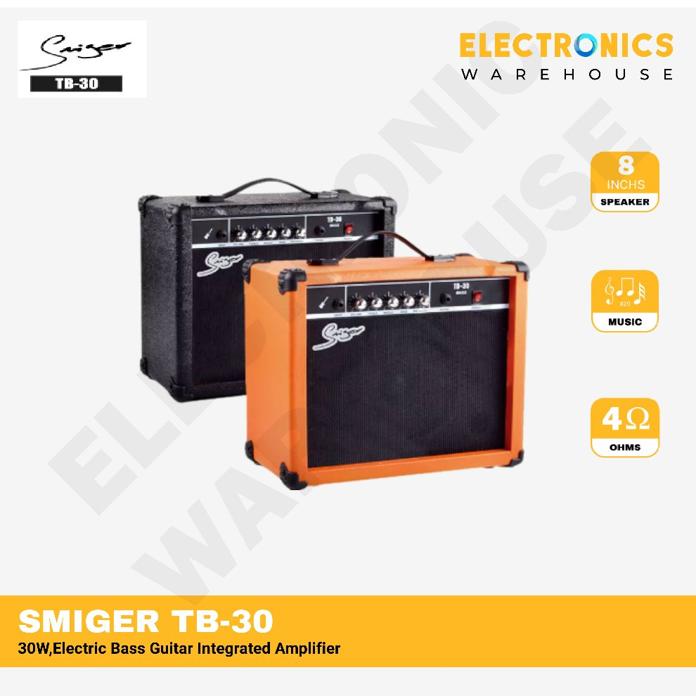 Smiger TB-30 Bass Guitar Integrated Amplifier 30W | Shopee Philippines