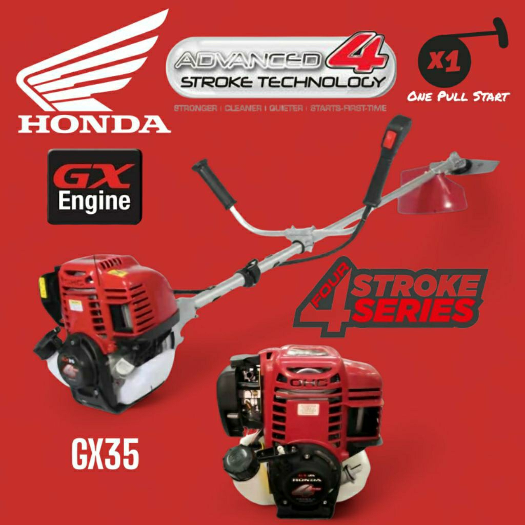 Honda 4 stroke gx35 grass cutter brush cutter original | Shopee Philippines