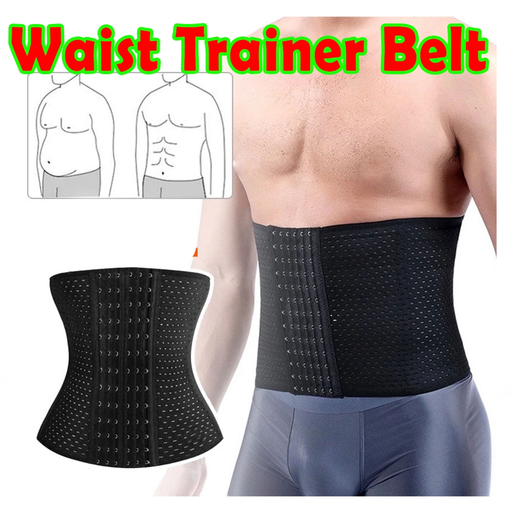Professional Waist Trainer Belt for Men Tummy Control Waist Shaper Belt ...