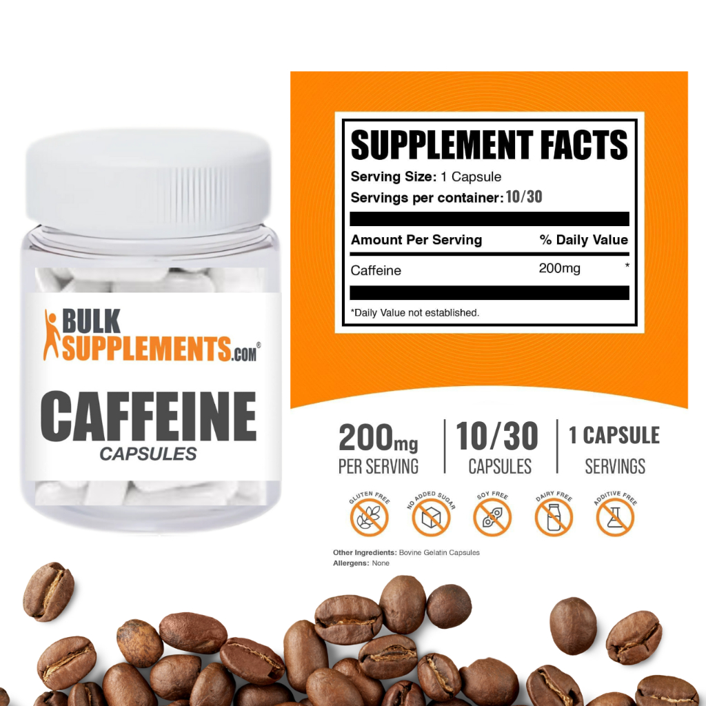 Max Strength Caffeine Boost Pills Fast Acting Coffee Capsule for Focus ...