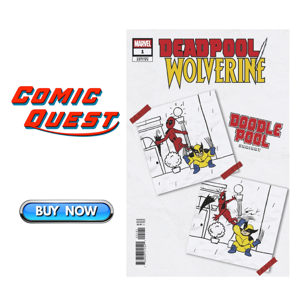 DEADPOOL/WOLVERINE #1 DOODLEPOOL VARIANT | Shopee Philippines