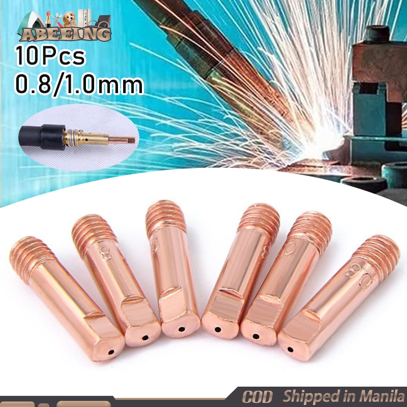 10PCS Welding Torch Tips High Conductivity Quick Change Nozzles 15AK ...