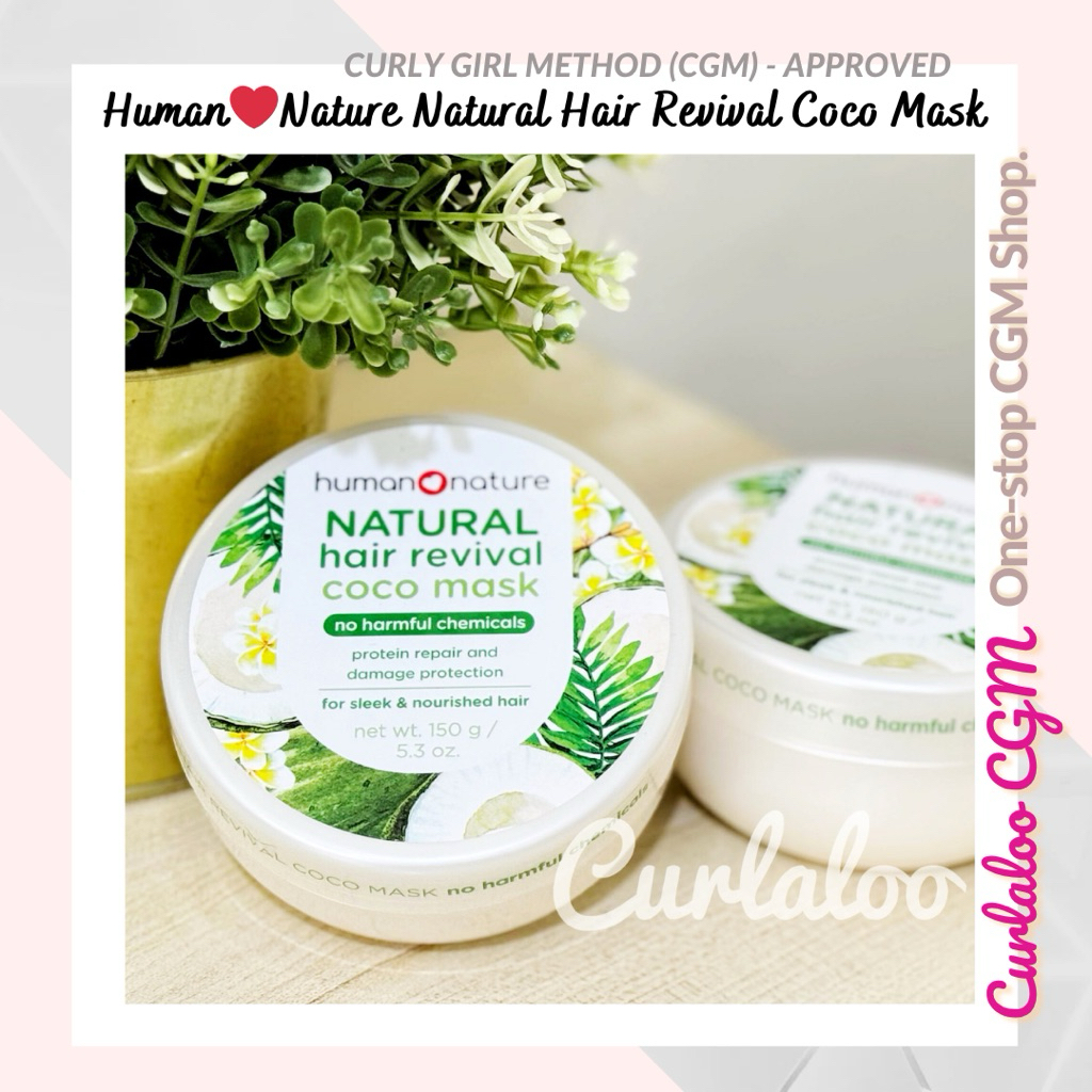 Curlaloo CGM Shop - Human Nature Hair Revival Coco Mask 150g | Shopee ...