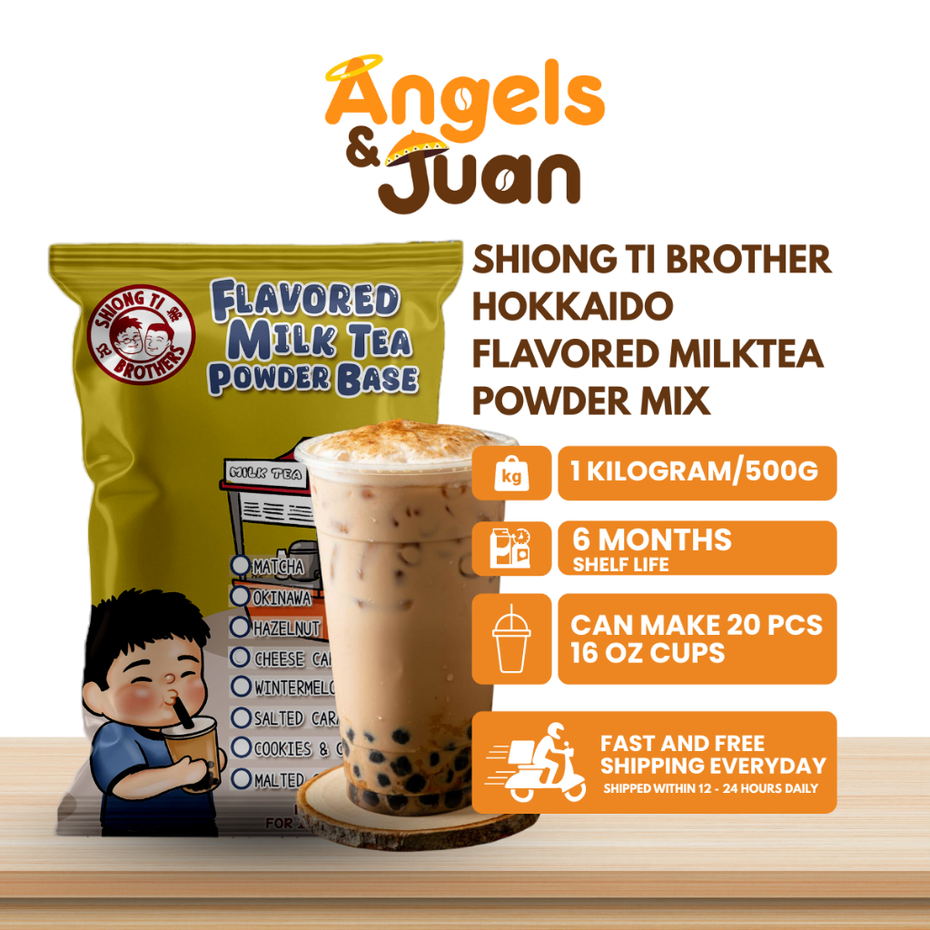 Shiong Ti Brother's Hokkaido Premium Flavored Milk Tea Powder Mix ...