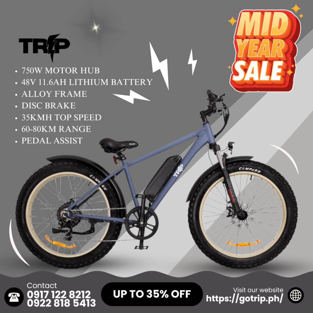 TRIP MOBILITY MOUNTAIN / TERRAIN ELECTRIC BIKE | Shopee Philippines