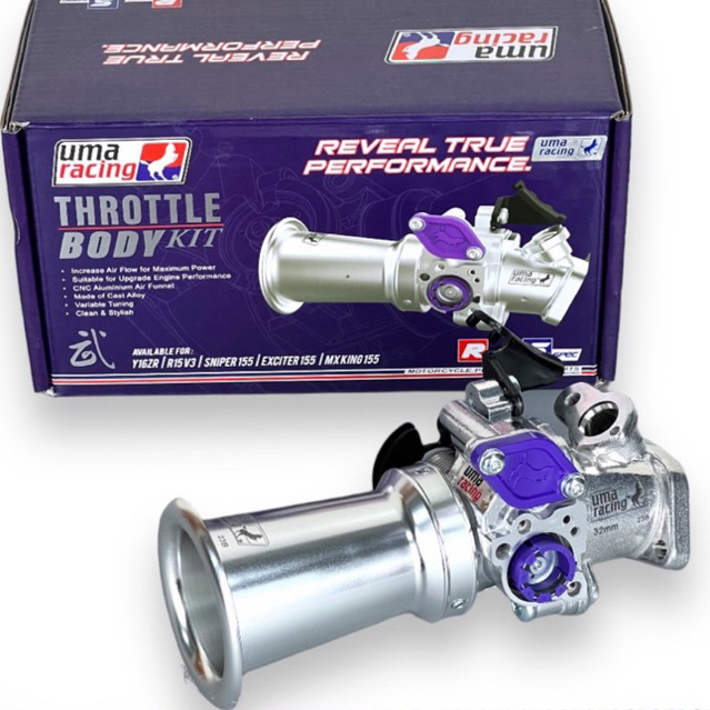 UMA THROTTLE BODY SNIPER KING 155 32MM | 34MM | Shopee Philippines
