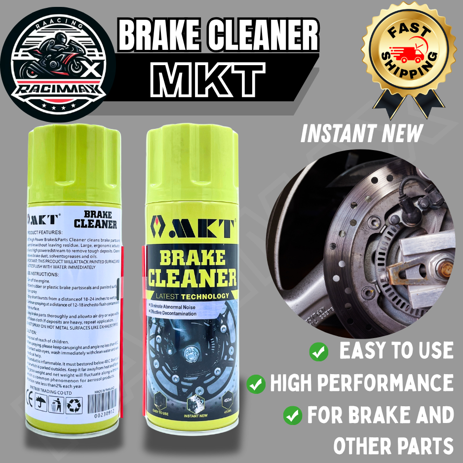 MKT Brake Cleaner - 450ml - High-Efficiency Brake and Parts Cleaner ...