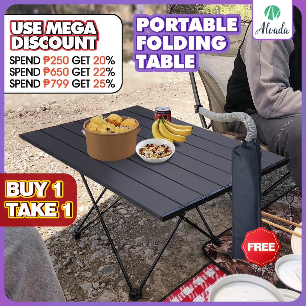 Outdoor Table Portable Folding Camping Table Multifunction Aluminum ...
