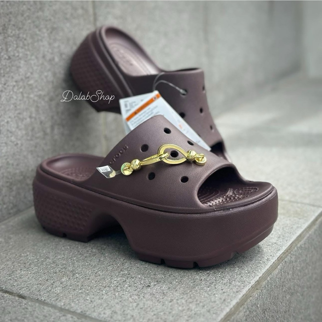 Original Stomp Slide in Mocha (Jibbtz not included) | Shopee Philippines