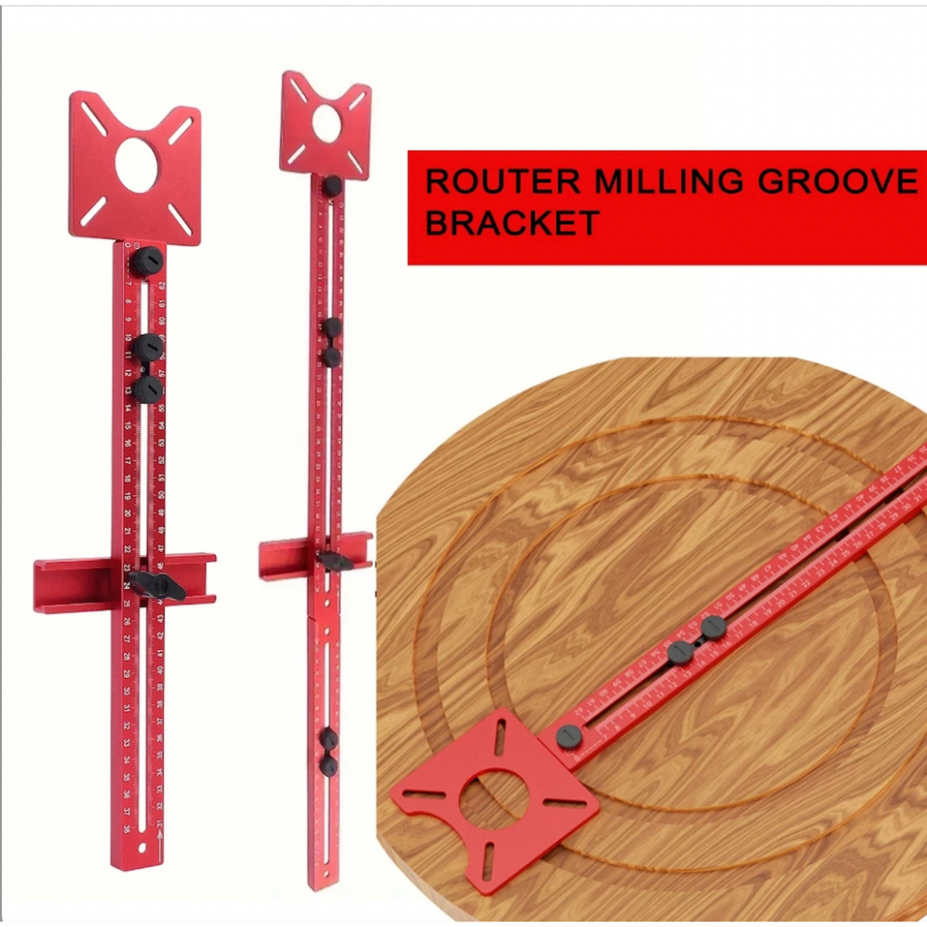 4 in 1 Router Milling Groove Bracket, Aluminum Router Circle Cutting ...