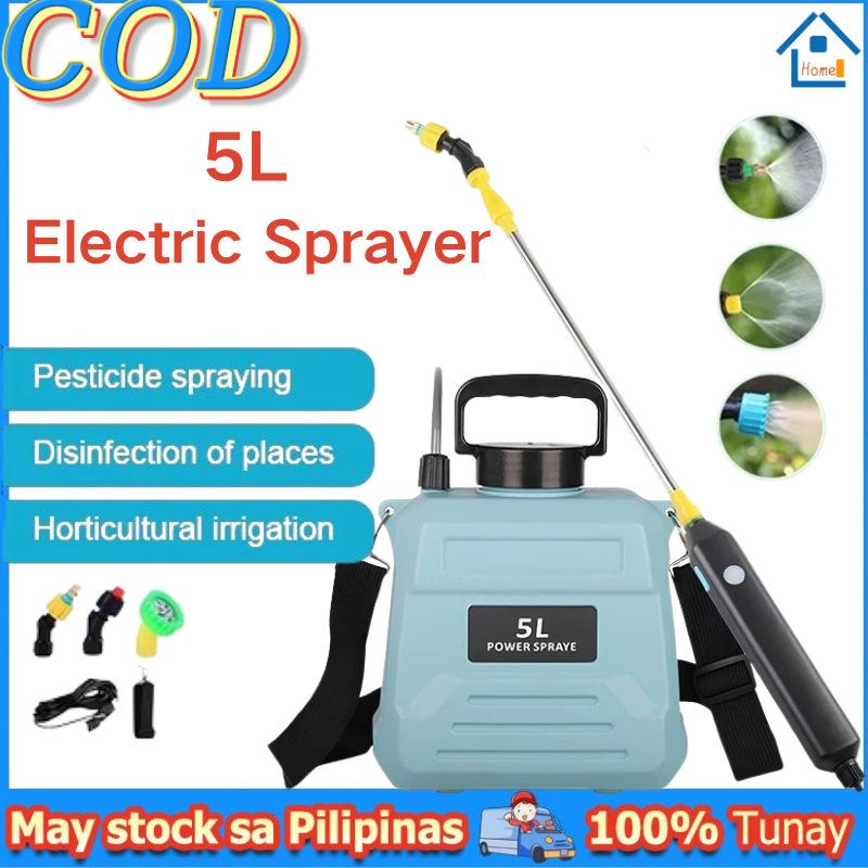 5L/8L/15L Electric Sprayer Garden one-click Atomization USB ...